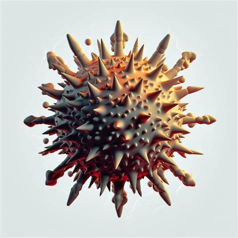 Premium Ai Image Virus Concept