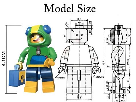 Brawl Stars Pam Brawl Stars Mini Action Figures Building Blocks