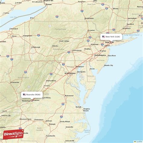 Roanoke New York Map New York Chicago And Saint Louis Railroad The