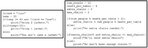 Practice Exercise For Tracing Skill S1 For Conditionals Participant