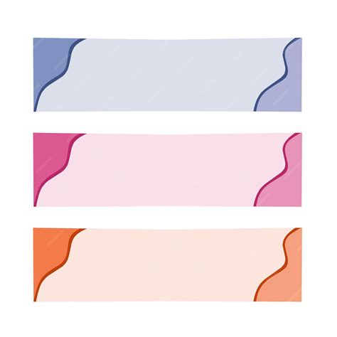 Premium Vector Text Box Colorful Blue Pink Orange Aesthetic With Frame Illustration