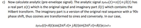 Solved 1 Band Pass Signal Simulation A Continuous Time