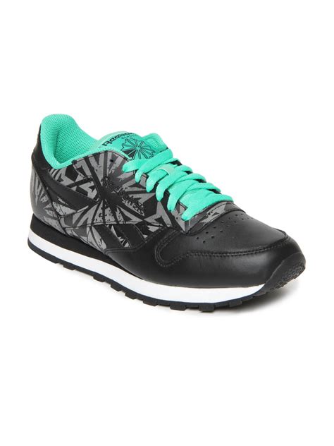 Buy Reebok Classic Men Black Cl Leather Reflect Running Shoes Sports Shoes For Men 370120 Myntra