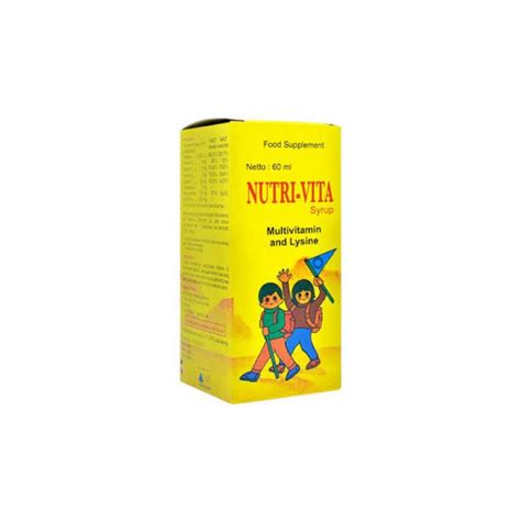 Jual Nutrivita Sirup 60 Ml Shopee Indonesia