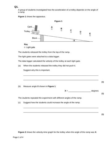 Aqa Gcse Physics 9 1 P10 1 Force And Acceleration And Required Practical Full Lessons Teaching