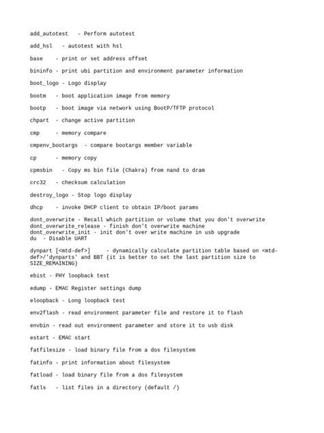 Tabela De Comandos Ms6328la Pdf Booting File System
