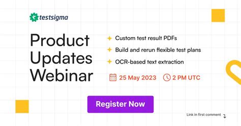 Have You Registered For Testsigmas Live Demo Join Us Tomorrow For A… Testsigma