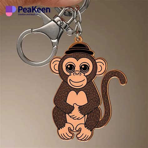 Custom Monkey Keychain Top Manufacturer Of Promotional Ts Peakeen