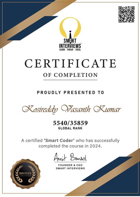 kosireddy vasanth kumar on linkedin smartinterviews smartcoder dsa