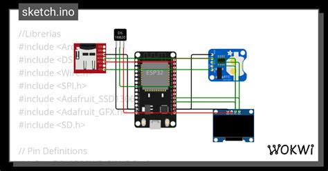 Datalogger Wokwi Esp32 Stm32 Arduino Simulator