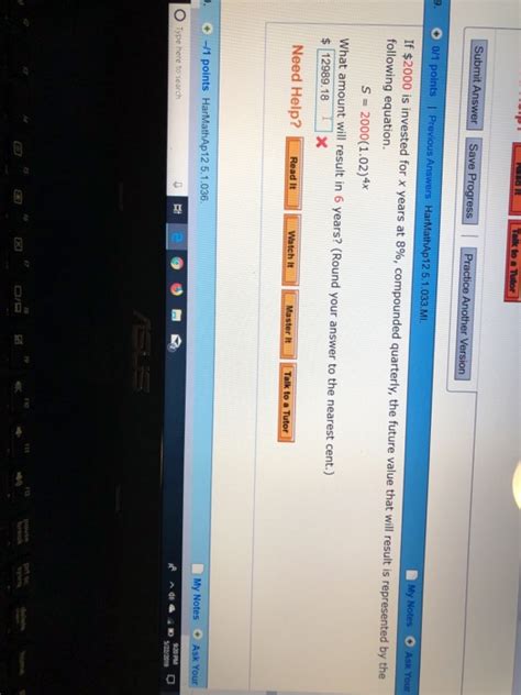 Solved Submit Answer Save ProgressPradice Another Version Chegg Com