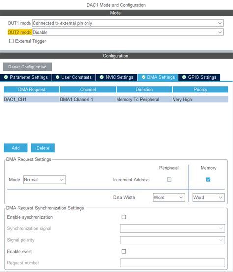 Solved Dma To Dac Transfer In Normal Mode Too Slow