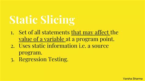 Slice Based Testing And Object Oriented Testing Pptx