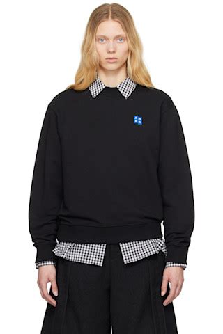 Black Sig BL Tag Sweatshirt By ADER Error On Sale