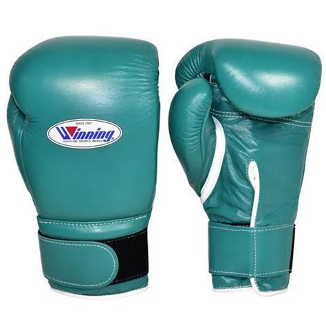 Winning Velcro Boxing Gloves Green Wjapan Boxing