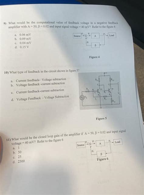 Solved 9 What Would Be The Computational Value Of Feedback