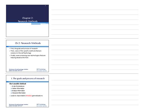 2 Research Methods Lecture Notes With Side Notes Chapter 2 Research Methods 1 Bvt
