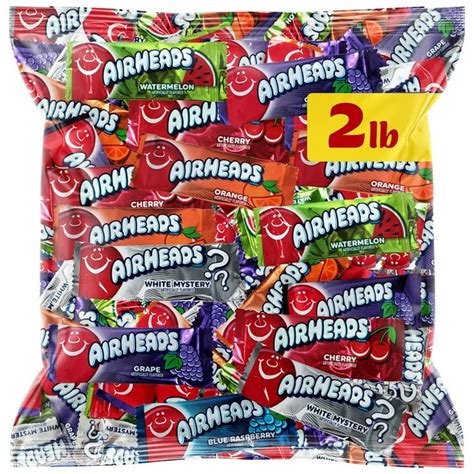 Airheads Mini Bulk 2 Pound 2 Lb Individually Wrapped Candy Bulk Mix