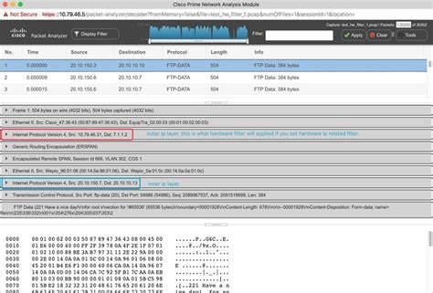 Cisco Prime Network Analysis Module User Guide Capturing And Decoding Packets Cisco