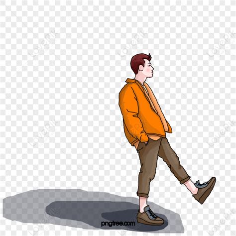 접힌 손으로 멋진 잘 생긴 남자 일러스트 캐릭터플랫사람들 Png 일러스트 무료 다운로드 Lovepik