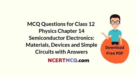 Semiconductor Electronics Materials Devices And Simple Circuits Class 12 MCQ Online Test With