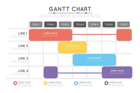 Free Vector Gantt Chart Concept