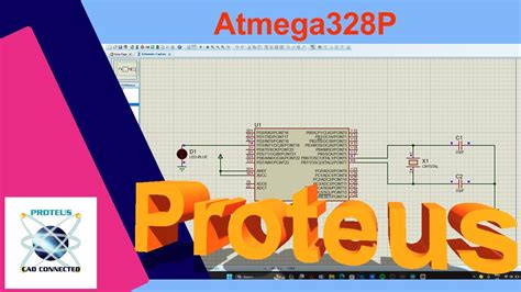 Proteus Tutorial Part 1 Atmega328p Blink Youtube