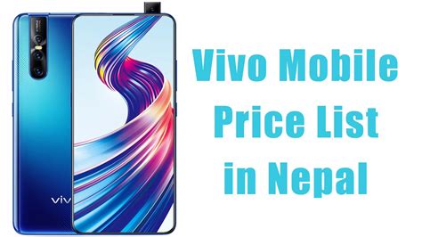 Vivo Mobile Price In Nepal Jankari Nepal