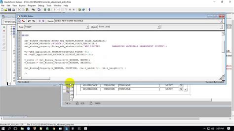 How To Oracle Forms Windows Center In 10g 11g Muhammad Abdul Quium V 74 Youtube