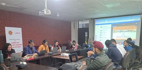 Short Term Course On Machine Learning Using Python Happeningslpu