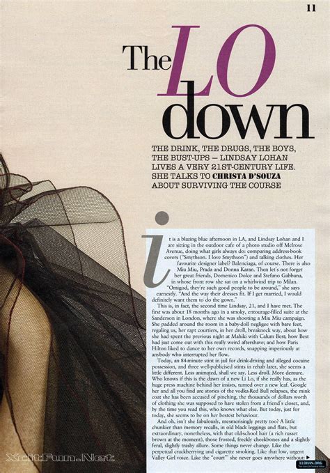 Lindsay Lohan Awaited Photo Shoot For Style Magazine