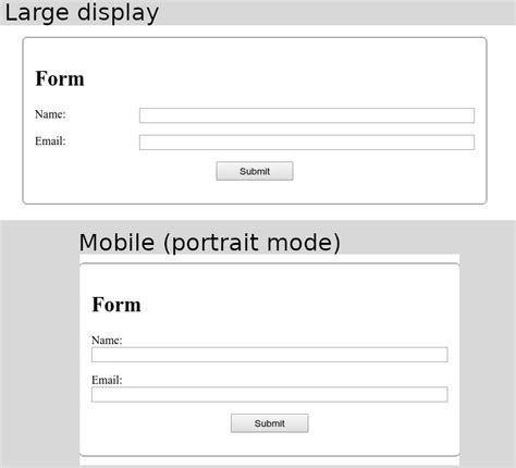 Html How To Extend This Responsive Flexbox Form To Display Messages Below The Input Field