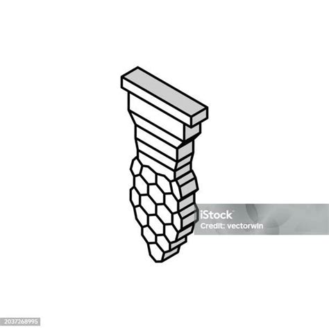 꿀벌 여왕 생산 양봉 아이소 메트릭 아이콘 벡터 일러스트 레이 션 꽃가루에 대한 스톡 벡터 아트 및 기타 이미지 꽃가루 꿀 등측투영법 Istock