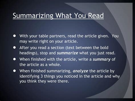 Summarize Analyze Evaluate Synthesize Notes PPT