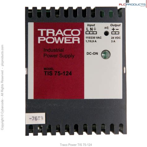 Traco Power Tis 75 124 David E Spence Inc Dba Plc Products Group