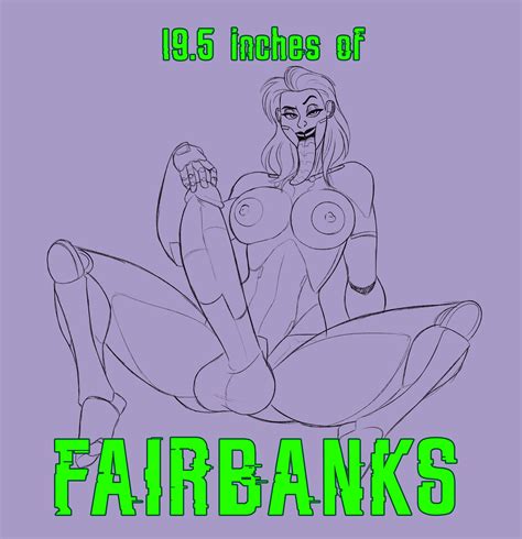 Rule 34 Breasts Cyborg Fairbanks Vtuber Futanari Hammertheshark Huge Cock Hyper Penis Indie