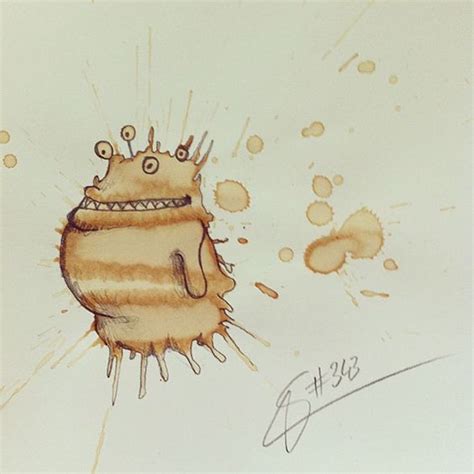 Cute And Curiously Satisfying Coffee Stain Art Bored Art