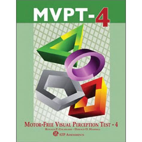 Motor Free Visual Perception Test 4 Mvpt 4 Visual Perception