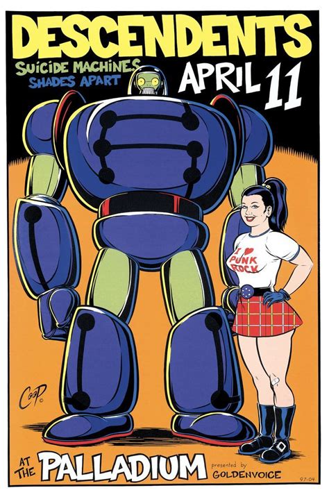 Coop Descendents Poster 736×1113 Punk Poster Rock Poster Art Gig