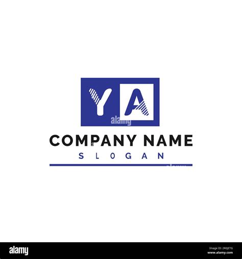 Ya Logo Design Ya Letter Logo Vector Illustration Vector Stock