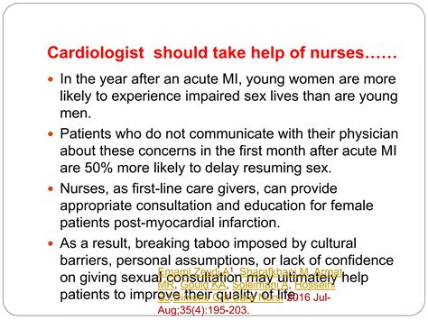 Sex After Acute Myocardial Infarctionheart Attack Ppt Sex After Acute Myocardial Infarctionheart Attack Ppt
