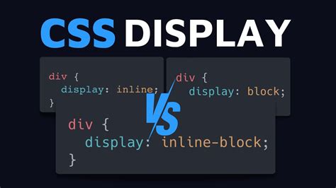 Css Display Tutorial Learn Inline Block And Inline Block Youtube
