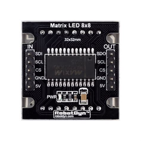 8×8 Matrix I2c Led Displej Max7221 Arduino Modul Robotstorecz
