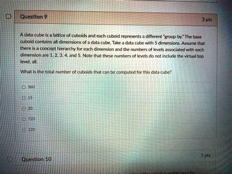 A Data Cube Is A Lattice Of Cuboids And Each Cuboid Represents A Different Group By The Base