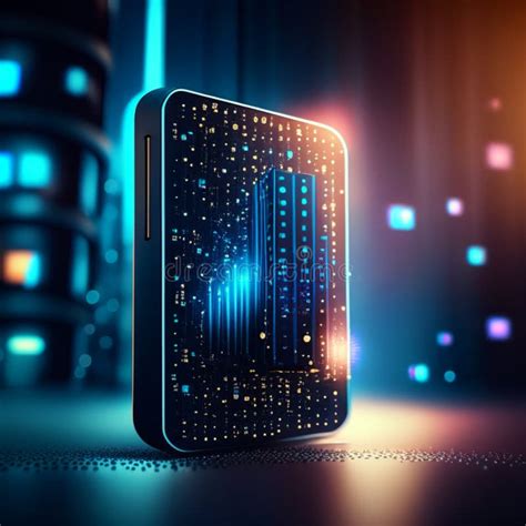 3d Rendering Of Abstract Digital Technology Concept Background 3d Illustration Generative Ai