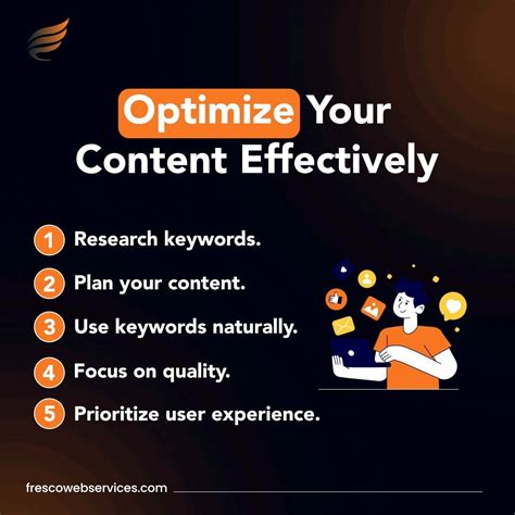 How To Optimize Your Content For Seo Fresco Web Services Pvt Ltd