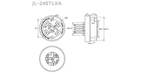 Longjion Jl 240tlxa Built In 7 Pin Nema Socket Photocontrol Dimming Receptacle Rotatable
