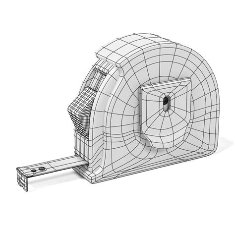 테이프를 측정 3d 모델 25 3ds Dae Obj Fbx Blend Unknown Free3d
