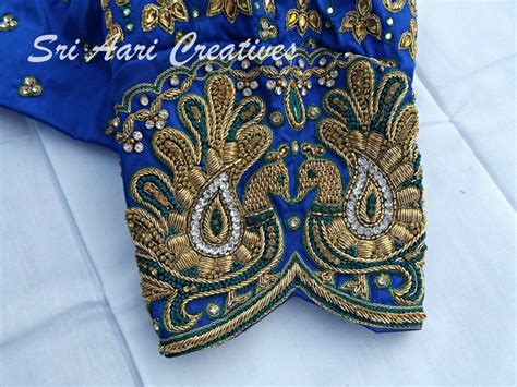 Thread Bridal Peacock Maggam Work Designs