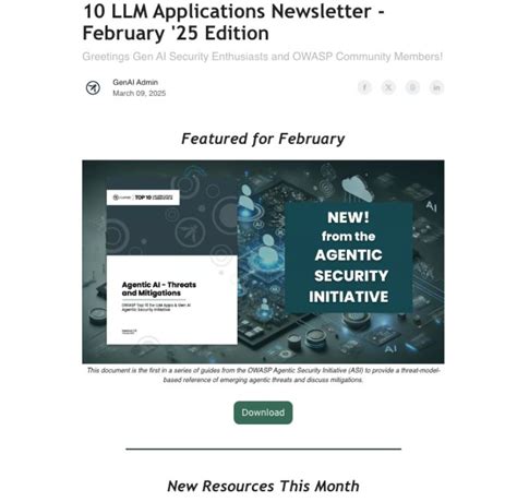 Owasp Genaisecurity Cybersecurity Ai Llmsecurity Agenticsecurity… Owasp Genai Security